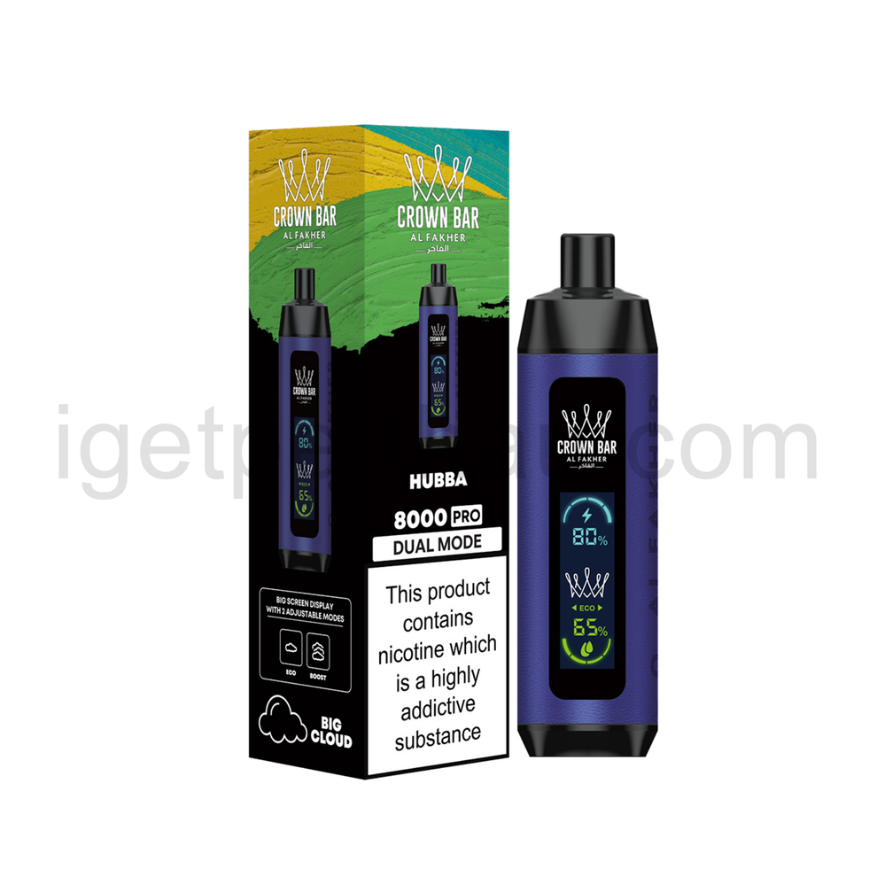 AL FAKHER CROWN BAR SHISHA-HUBBA Shisha – Iget Perth